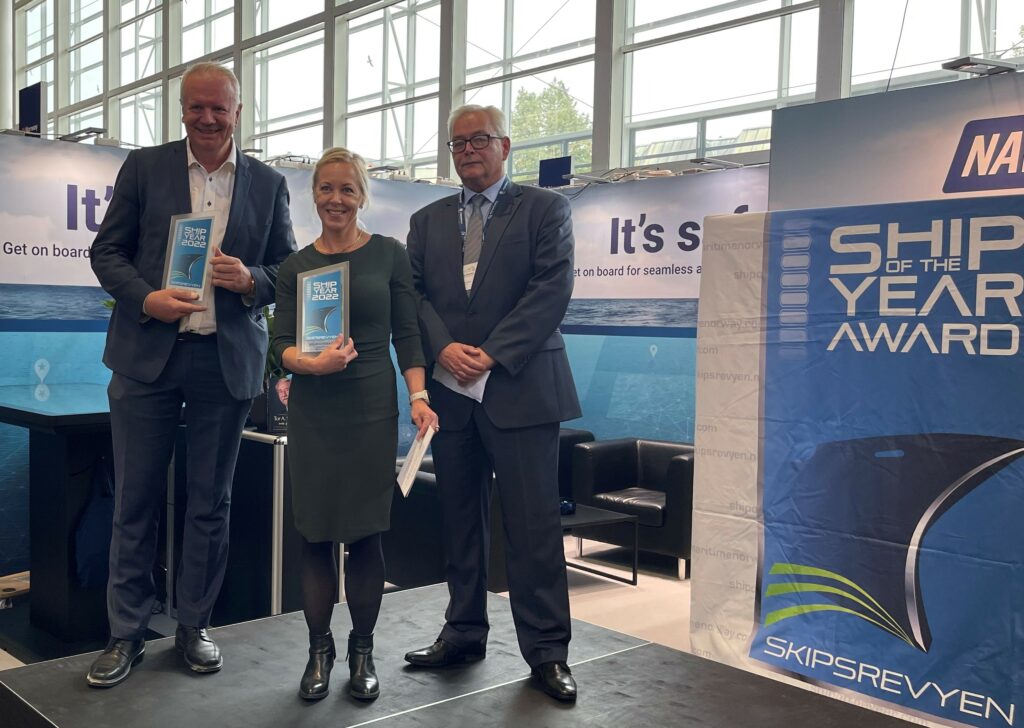 Battery-powered fast ferry MS Medstraum named Ship of The Year - BW Group