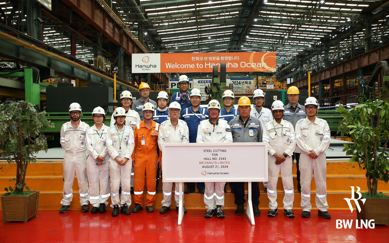 BW LNG celebrates steel-cutting milestones for two newbuilds - BW Group